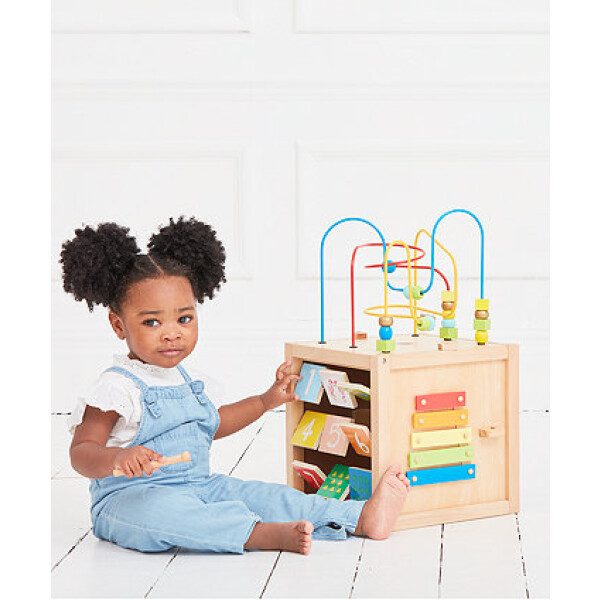 ELC Giant Wooden Activity Cube - KIDDY.ID SURABAYA