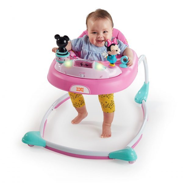 Bright Starts Disney Baby Minnie Mouse Stars & Smiles Baby Walker ...