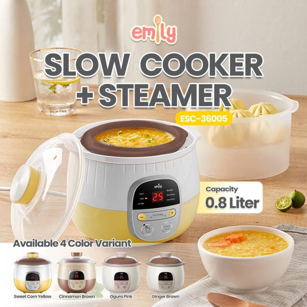 Emily Slow Cooker 0.8L Clay Pot - KIDDY.ID SURABAYA