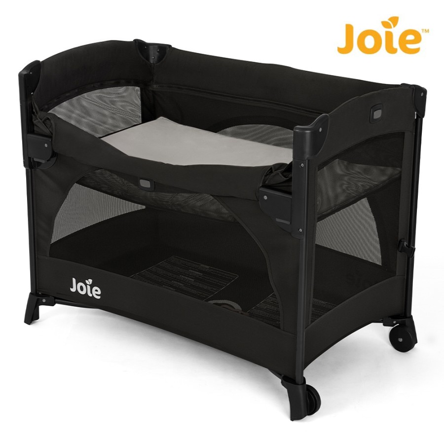 Joie Kubbie Sleep Bedside Baby Box – Black Shale - KIDDY.ID SURABAYA